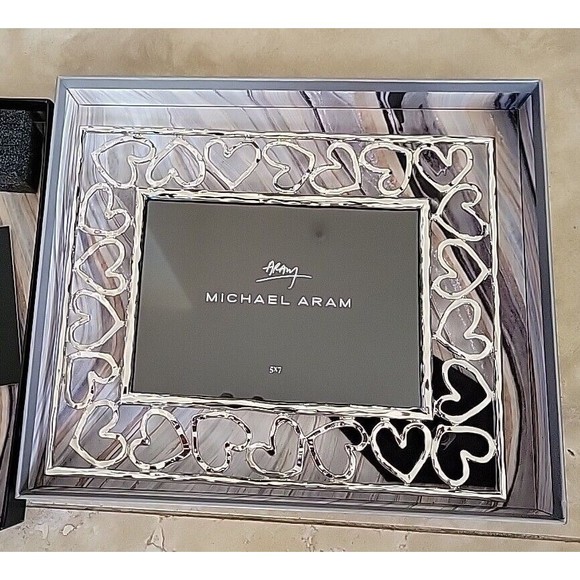 Michael Aram | Accents | Michael Aram Silver Tone Metal Open Heart ...